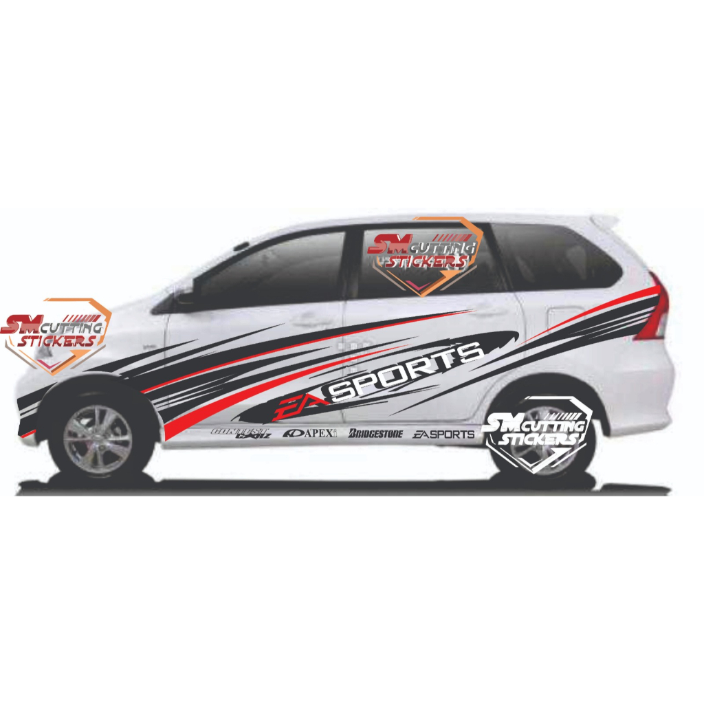 Jual STIKER MOBIL AVANZA, STICKER GAMBAR BODY SAMPING PROMO TERBARU ...