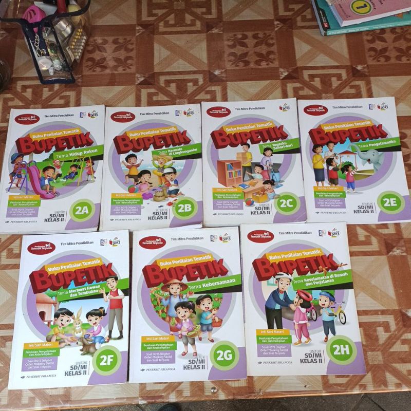Jual BUKU ORIGINAL BEKAS BUPETIK KELAS 2 2A 2B 2C 2D 2E 2F 2G 2H ...