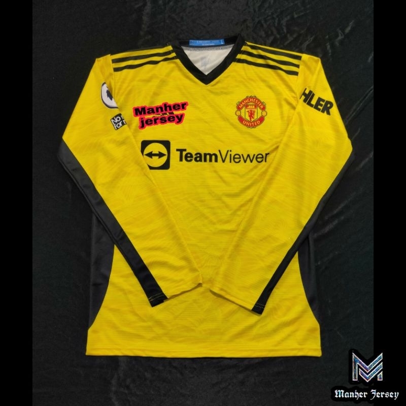 Jual Jersey Kiper MU 2021 2022 Full Printing Custom | Shopee Indonesia