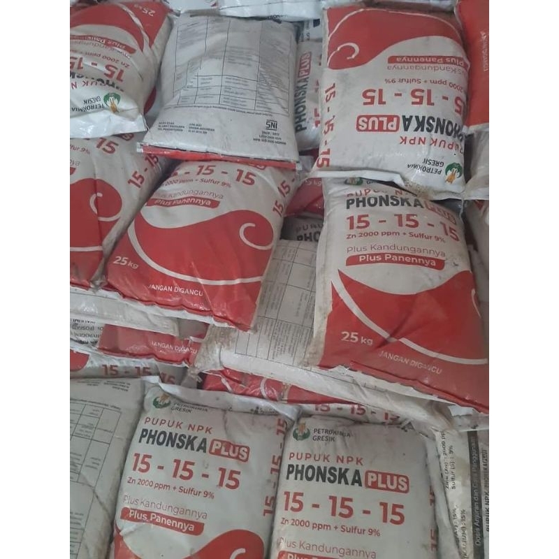 Jual Pupuk NPK PHONSKA PLUS KEMASAN PABRIK 25KG PONSKA PLUS | Shopee ...