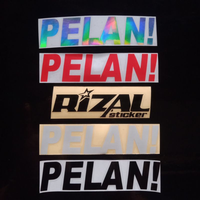 Jual STICKER PELAN CUTTING STICKER | Shopee Indonesia