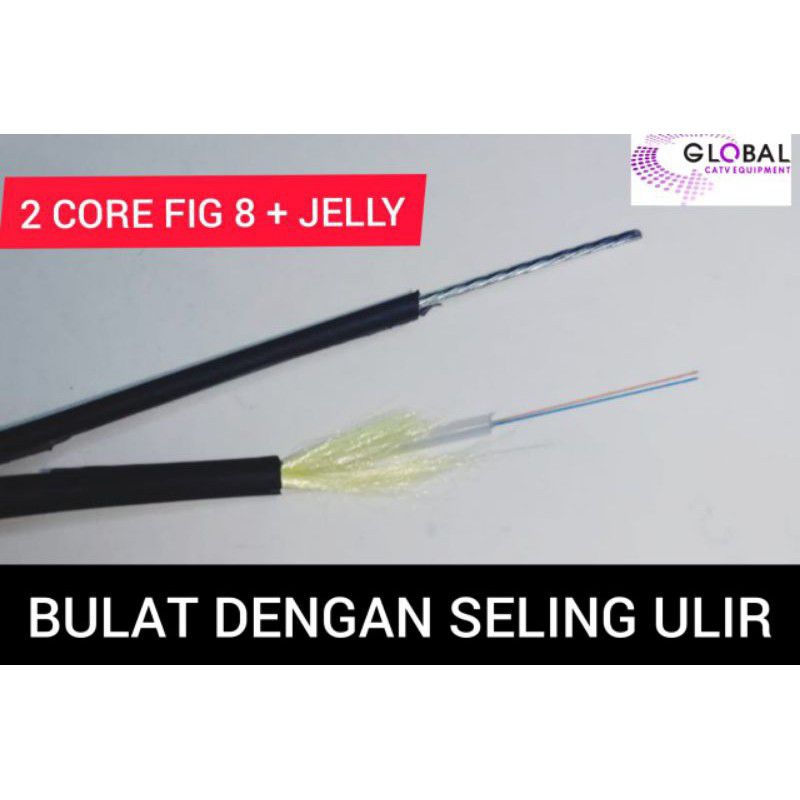 Jual Kabel 2 Core Fig8 1km by Global nota | Shopee Indonesia