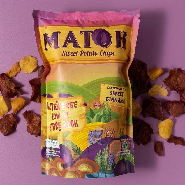 Jual Matoh Sweet Potato Chips Flavor Sweet Cinnamon 68gr | Shopee Indonesia