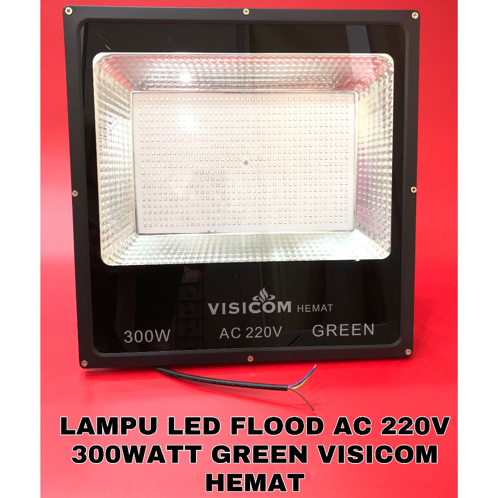 Jual lampu sorot tembak / Lampu LED Flood Light AC 220V 300 Watt Green ...