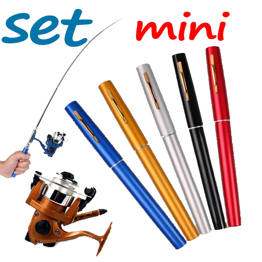 Jual Sougayilang joran pancing 1m mini joran teleskopik reel pancing ...