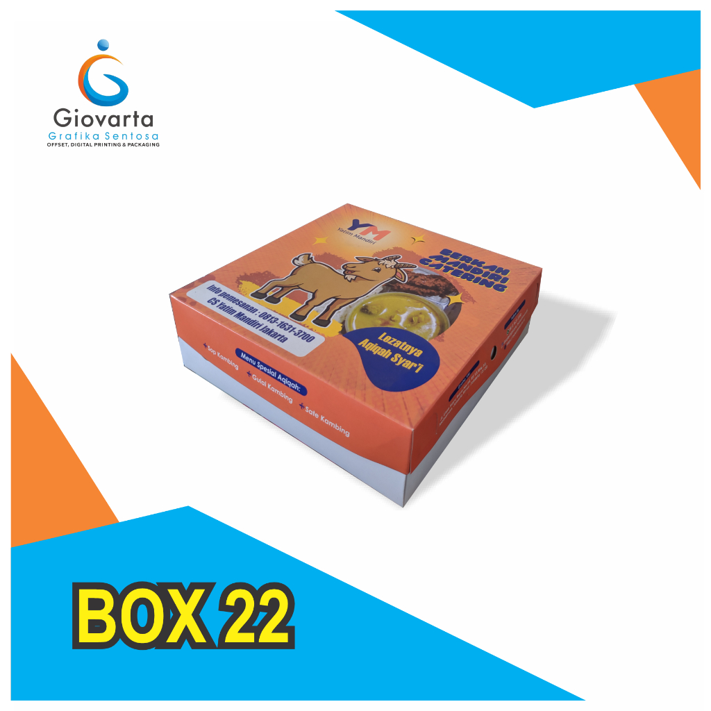 Jual Box Makanan / Paper Box / Lunch Box Paper Custom Desain Ukuran ...