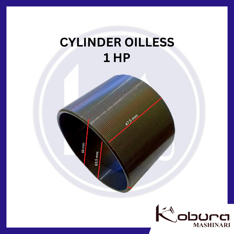 Jual Cylinder Silinder Kompresor Udara Oilless Silent 1 HP Kompressor ...