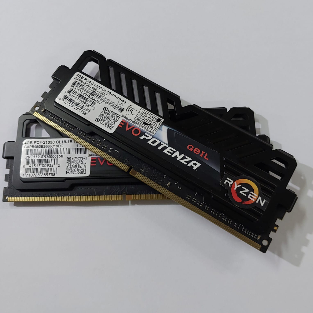 Jual ram memori longdim geil evo potenza ddr4 8gb 21330 kit (2x4gb ...
