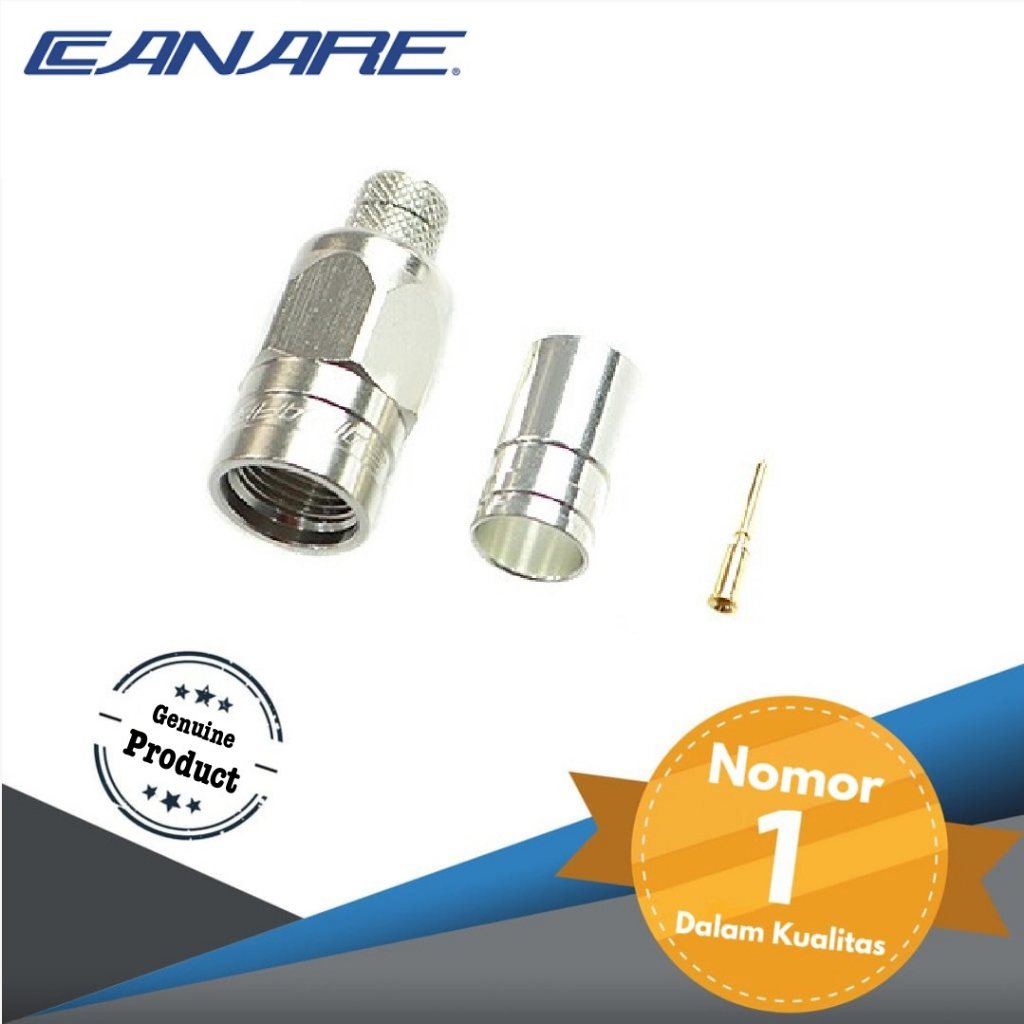 Jual Canare FP-C53A 75 Ohm F-Type Crimp Plug for 1694A and 4694R RG6 ...