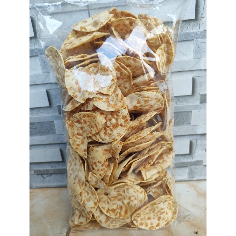 Jual 1kg - Kripik Tempe Sagu Free Bubble wrap + Kardus | Shopee Indonesia