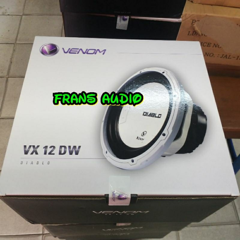 Jual Subwoofer Venom Diablo VX12D subwofer Single Coil VX 12 D 12 inch ...
