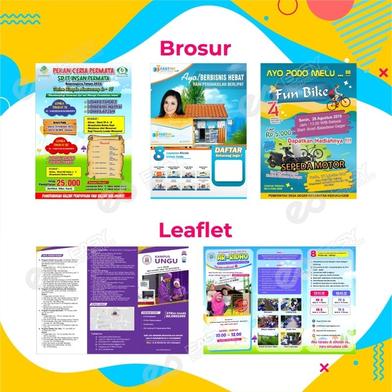 Jual Cetak brosur/leaflet murah ukuran A4 | Shopee Indonesia