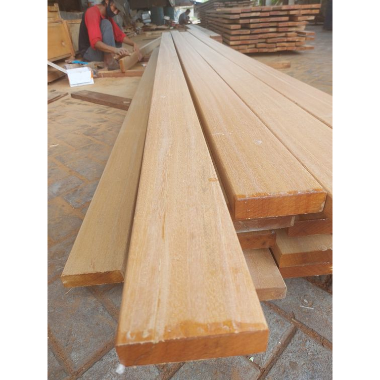 Jual Komponen kayu ulin kualitas bagus ukuran 2 x 10 x 100 cm dan ...