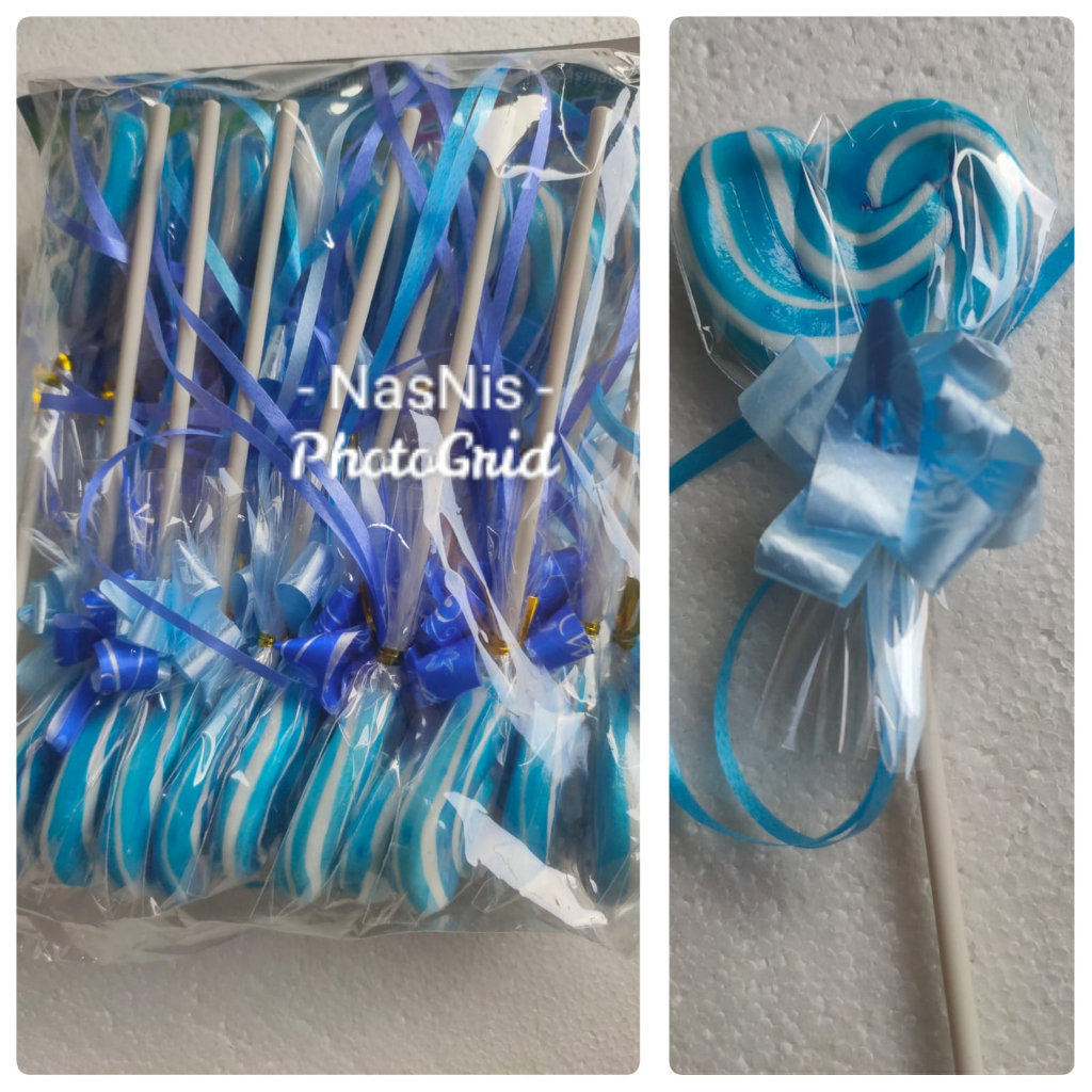Jual Permen Lolipop bentuk Hati Love 4cm harga per pack isi 20 pcs ...