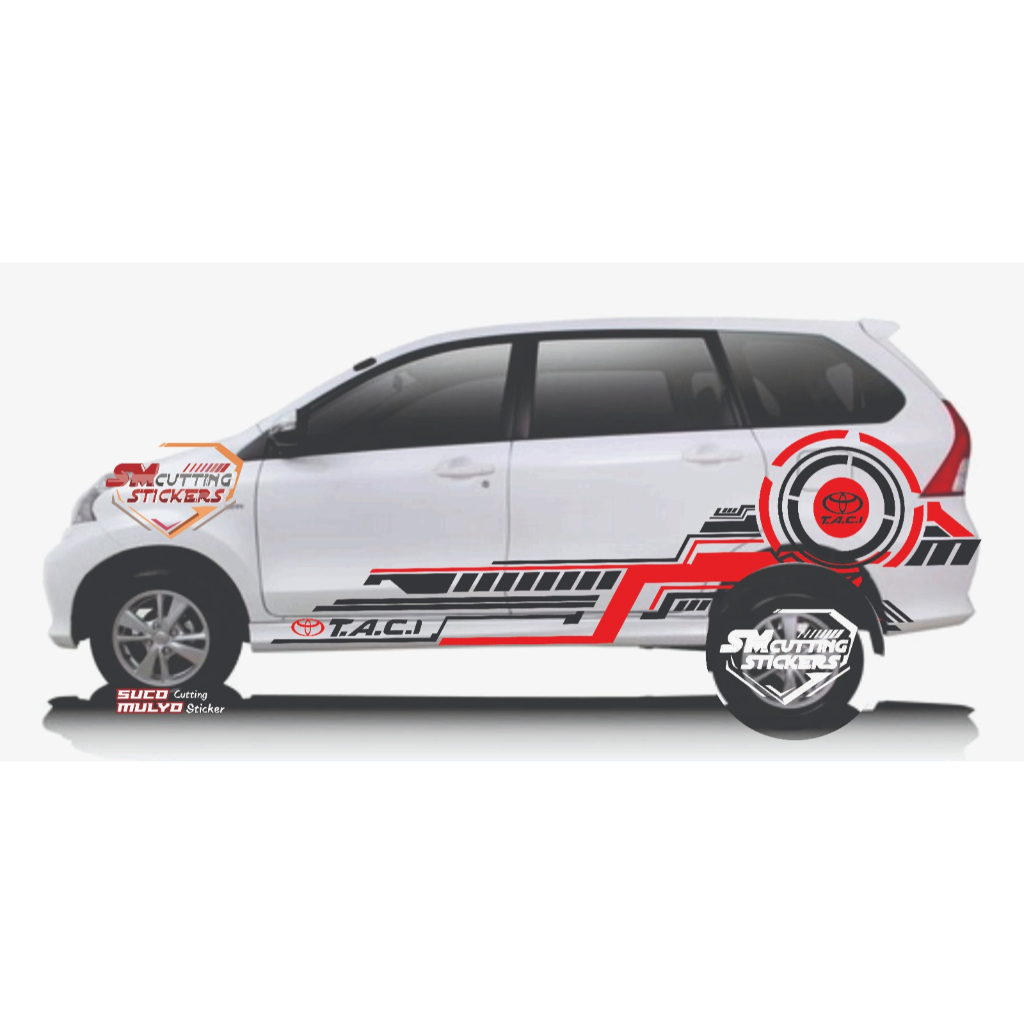 Jual STIKER MOBIL AVANZA STICKER GAMBAR BODY SAMPING PROMO TERBARU ...