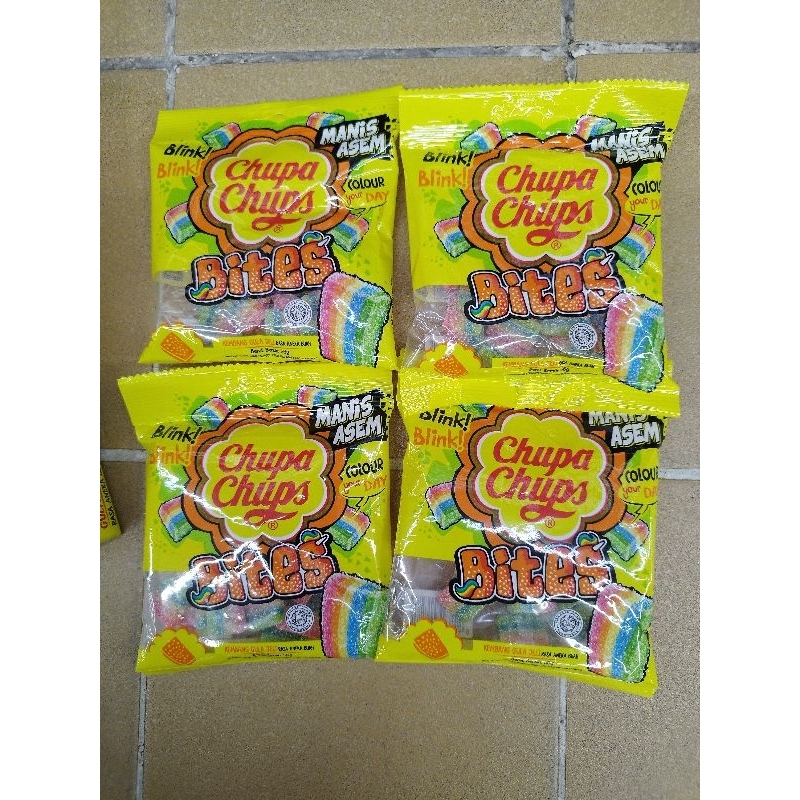 Jual Permen chupa chups sour bites 56gr | Shopee Indonesia
