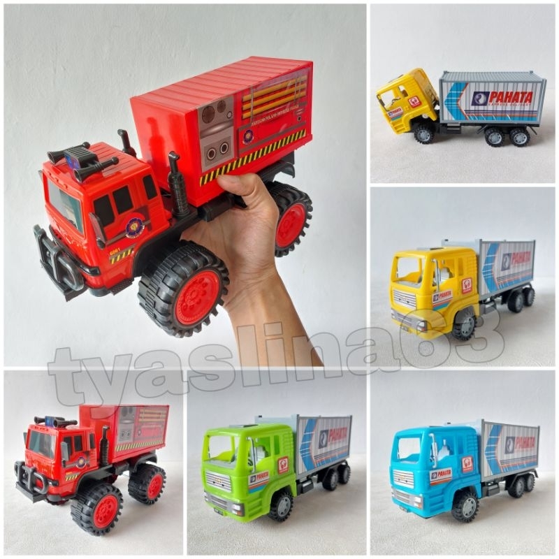 Jual Mainan Truk Cargo Expedisi / Truk Muatan Barang / Mobil Mobilan ...