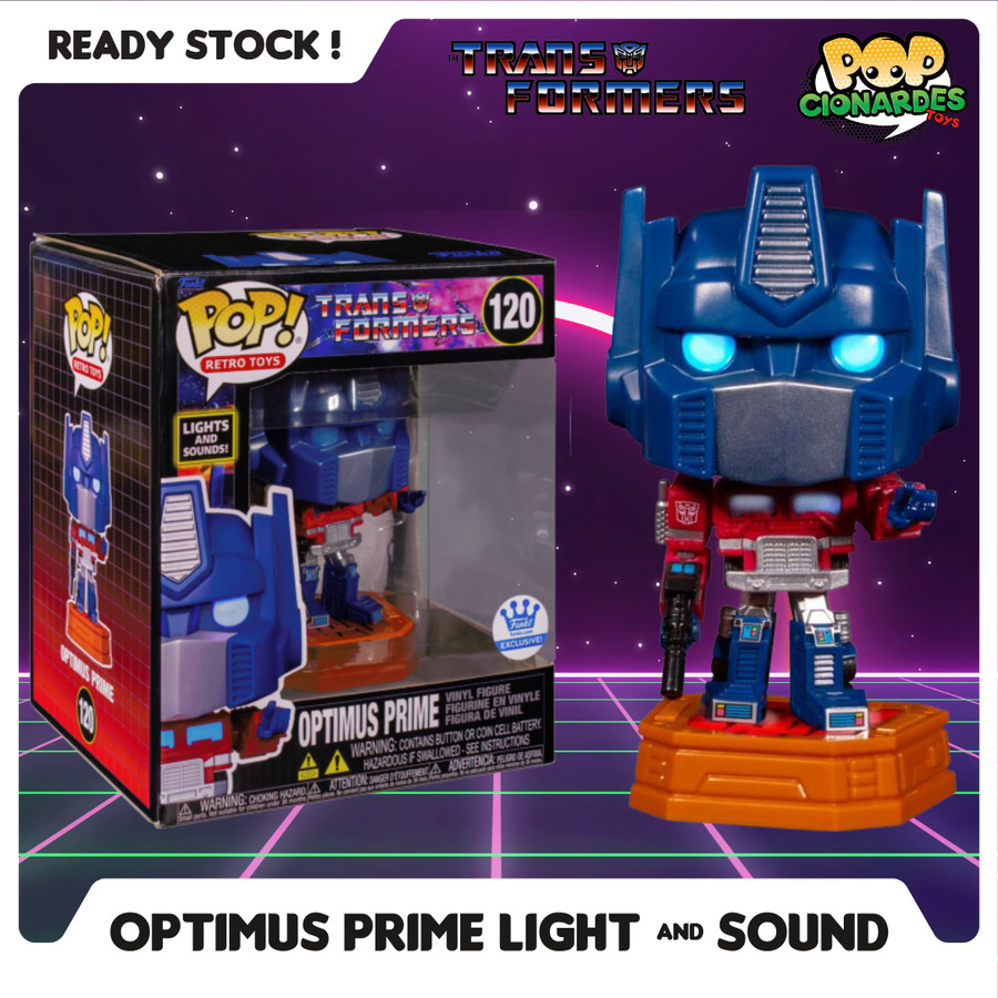 Jual Funko POP! Retro -Transformers - Optimus Prime G1 Lights & Sounds #120 | Shopee Indonesia