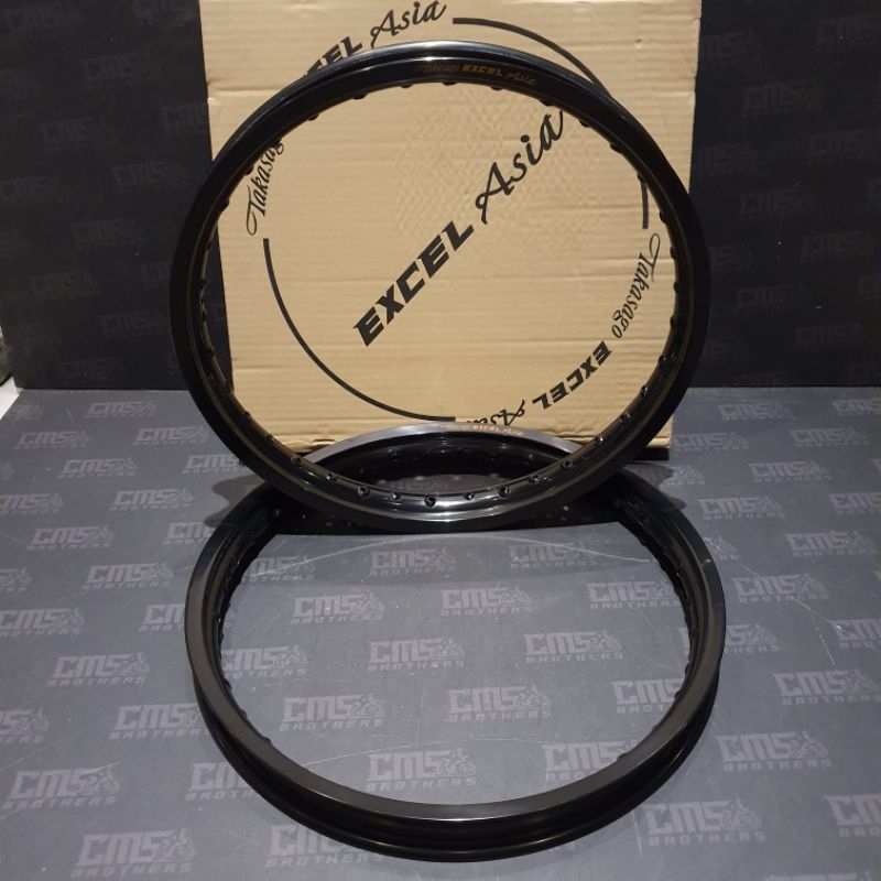 Jual Velg Takasago Excel Asia 18 x 160 dan 18 x 185 Hitam glossy Kilat ...