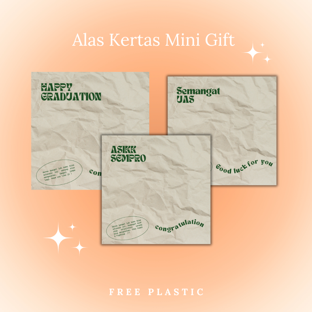 Jual SERI B | Alas Kertas Mini Gift - Alas kertas - Alas mini gift ...