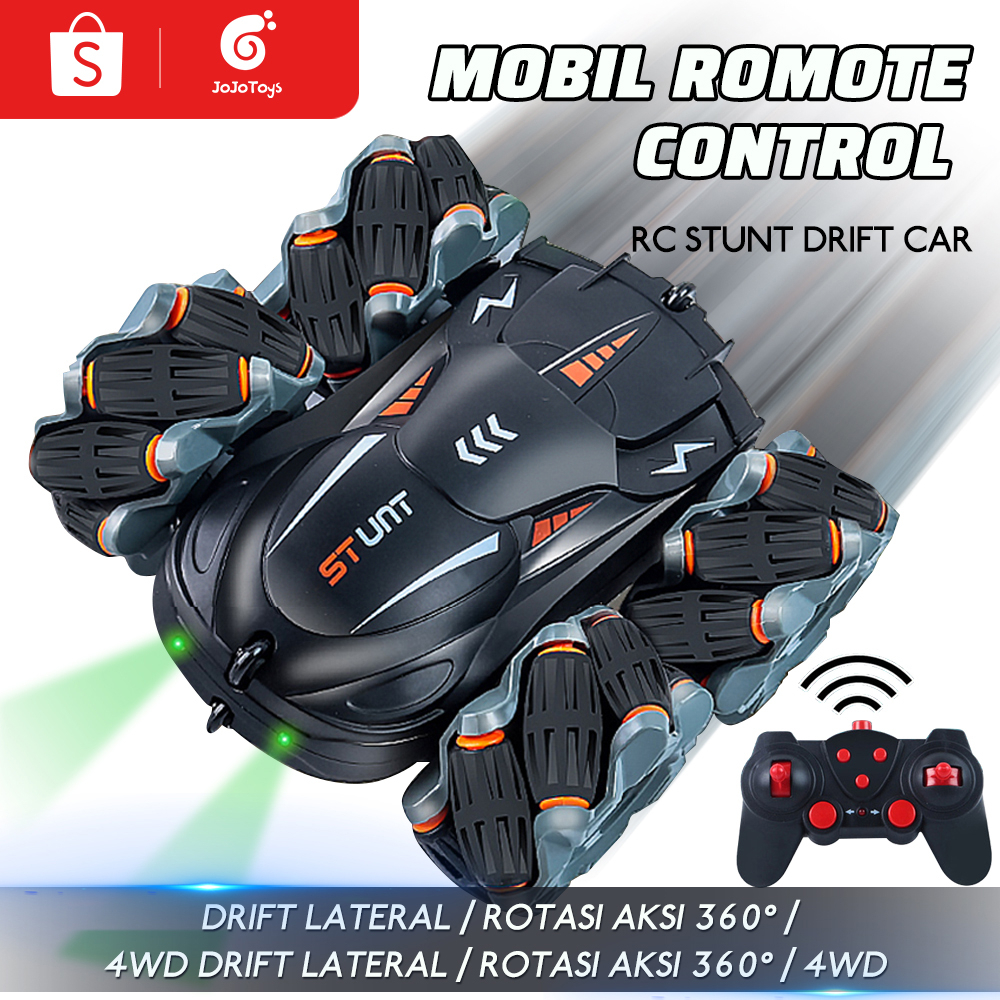 Jual JOJOTOY RC Stunt Mobil Remote Control Drift Car With Light Mainan ...