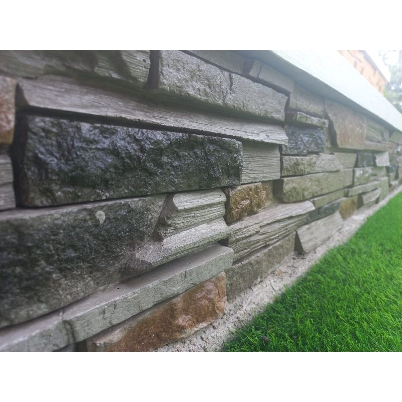 Jual Ys 021 grey # batu alam cetak/batu cetak dekorasi/batu tempel ...