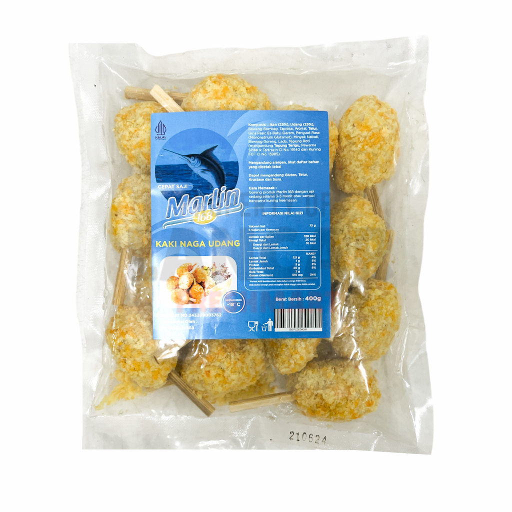 Jual KAKI NAGA UDANG MARLIN 168 500GR/ MARLIN 168 KAKI NAGA UDANG 500GR ...