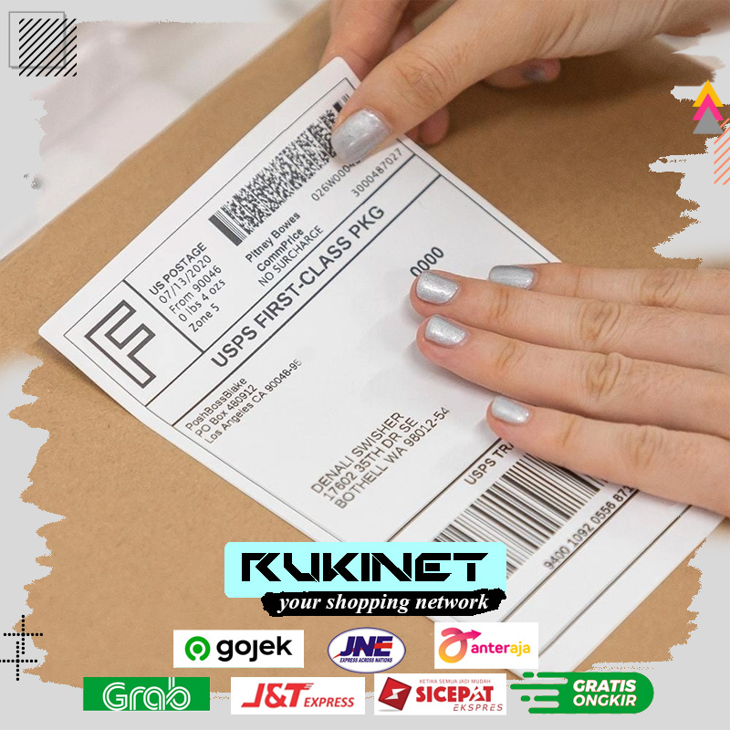Jual Kertas Label Printer Barcode Alamat 150mm x 100mm A6 / Sticker ...