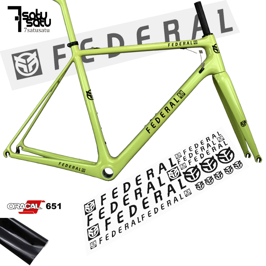 Jual STIKER SEPEDA federal cutting vynil decal | Shopee Indonesia