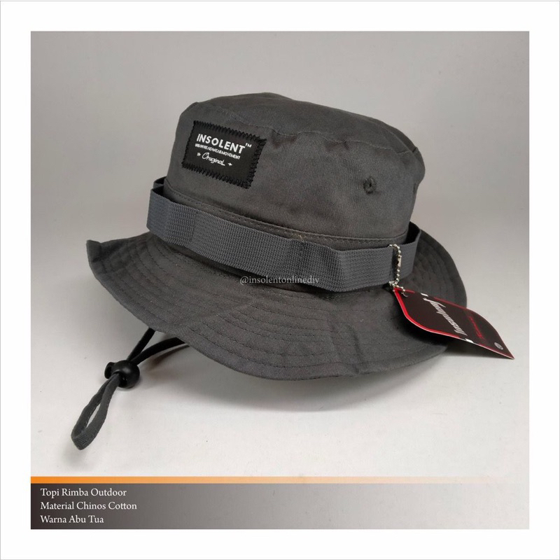 Jual Topi Rimba Outdor Pria Wanita Dewasa Topi Bucket Rimba Terbaru ...