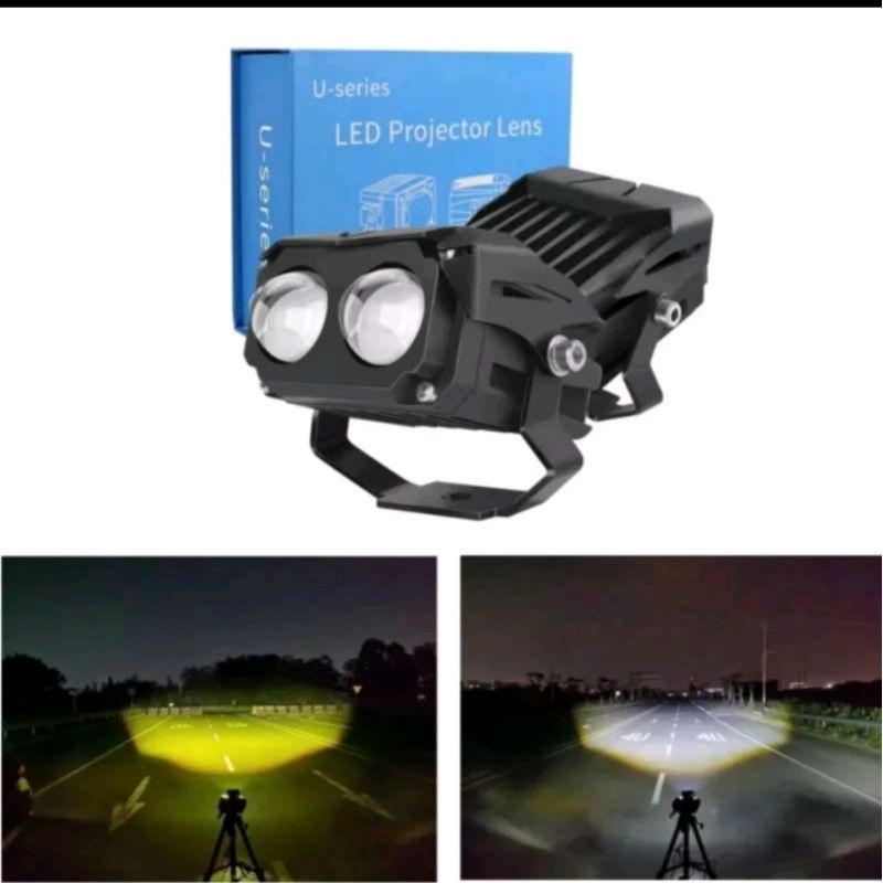 Jual Lampu LED Tembak sorot MT27 PUTIH-KUNING 30Watt (tanpa cover atas ...