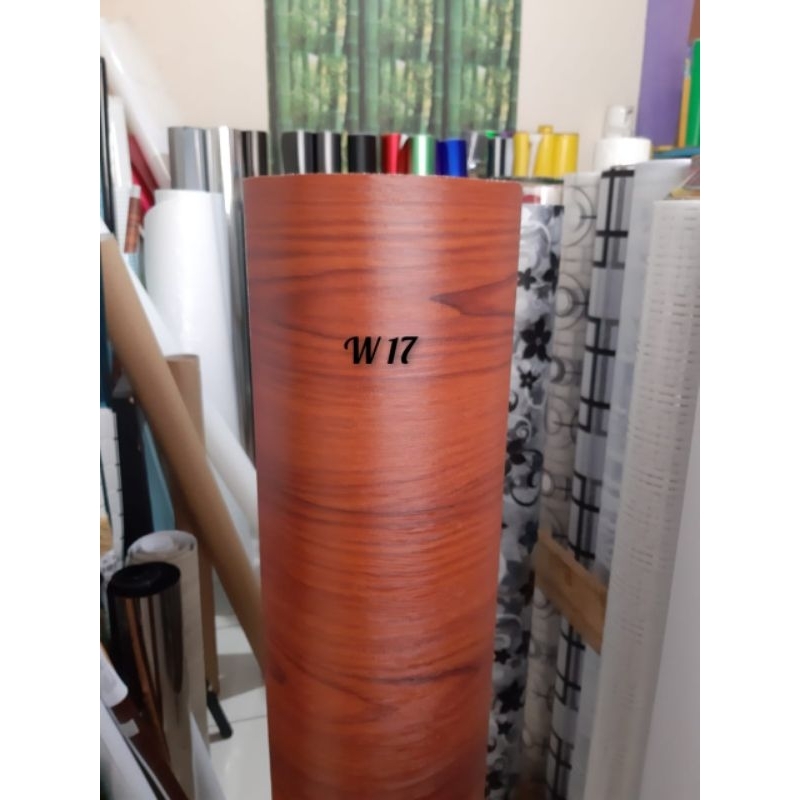 Jual Stiker kayu premium, stiker kayu serat, sticker meja motif kayu ...