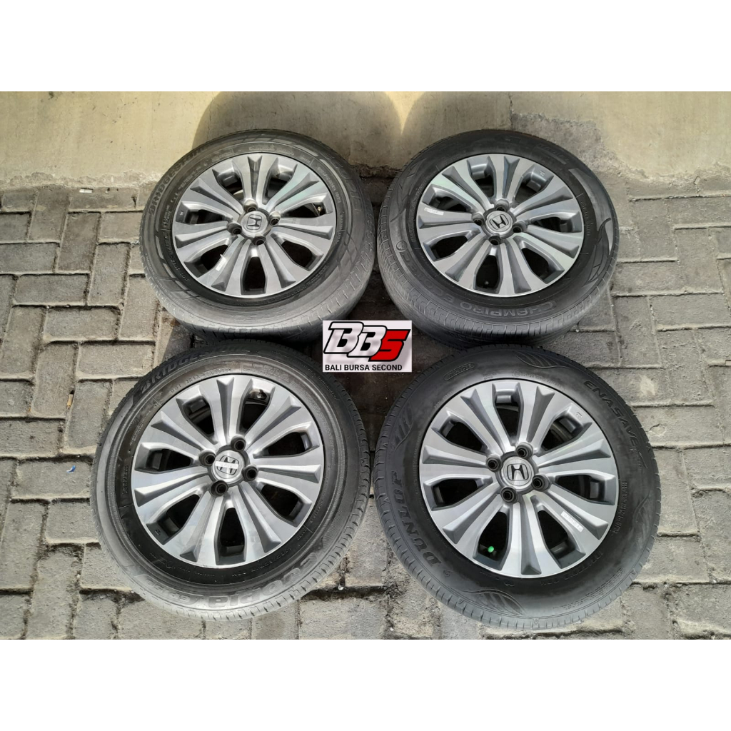 Jual velg second ori honda freed ring 15 & ban bridgestone 185/65 ...