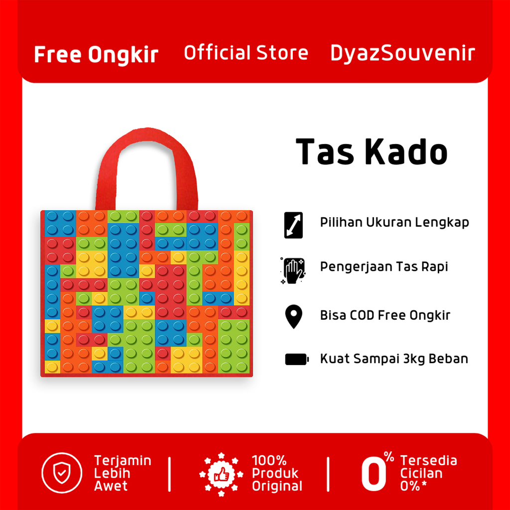 Jual Goodie Bag lego box Kfc Tas Parcel Bungkus kado Custom tas ultah ...