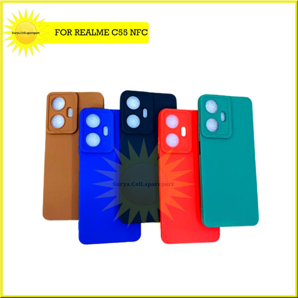 Jual Case Slim Matte Pro Camera Realme C53 C55 2023 C63 C67 C71 C75 ...