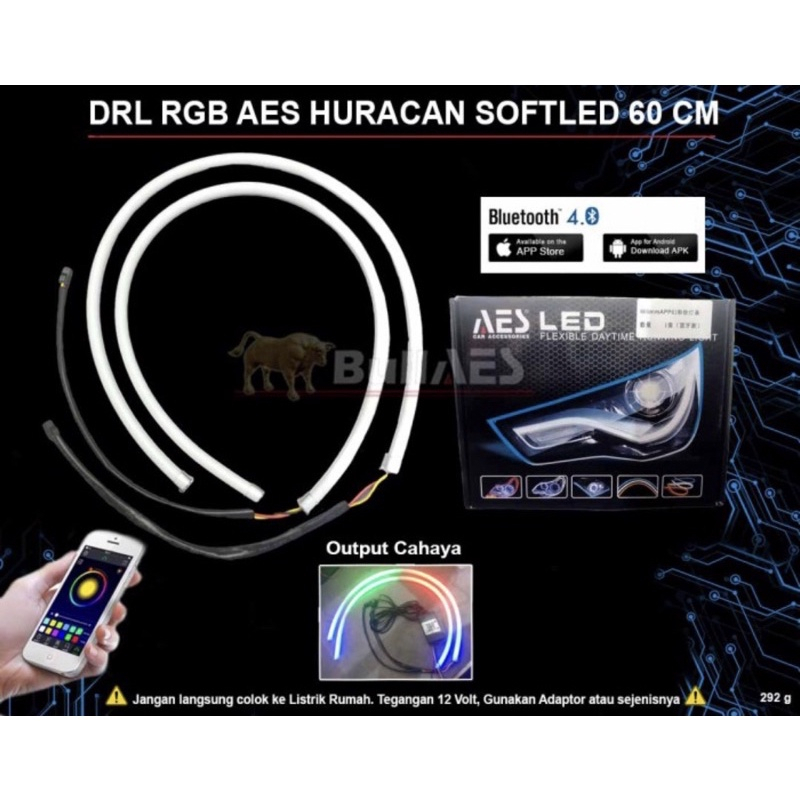 Jual ORIGINAL ALIS DRL RGB AES HURACAN 60 CM SEN RUNNING AES DRL RGB ...