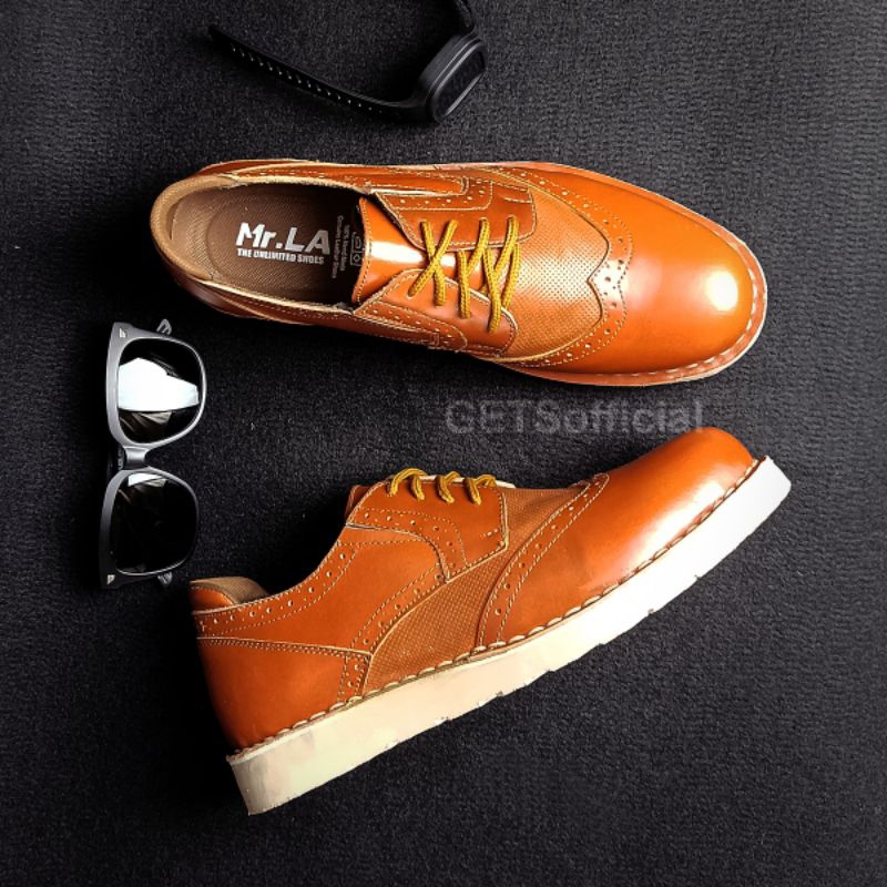 Jual Sepatu Pria Boots Casual Kulit Jumbo Big Size 38-46 Sepatu Cowok ...