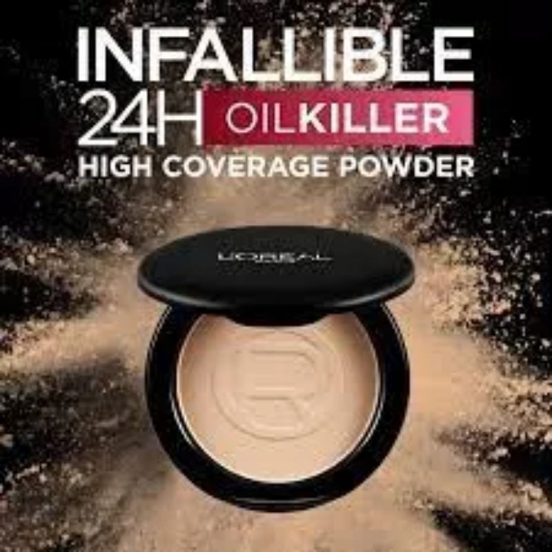 Jual L'Oreal Paris Infallible Oil Killer High Coverage Powder SPF32 ...