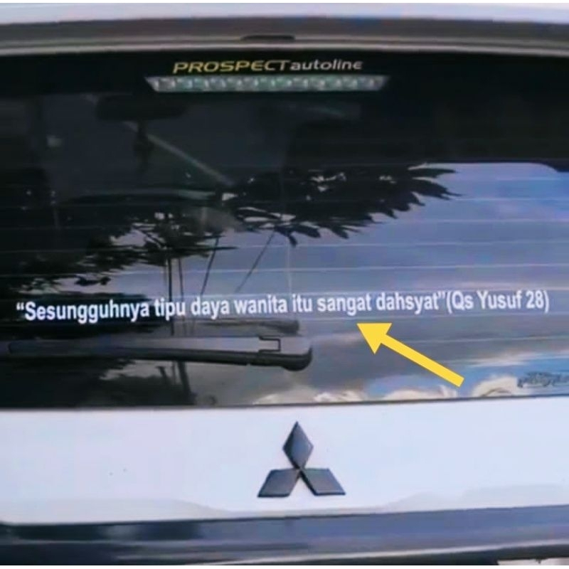Jual Stiker Tipu daya wanita/Sticker Qs Yusuf/Stiker mobil sticker ...