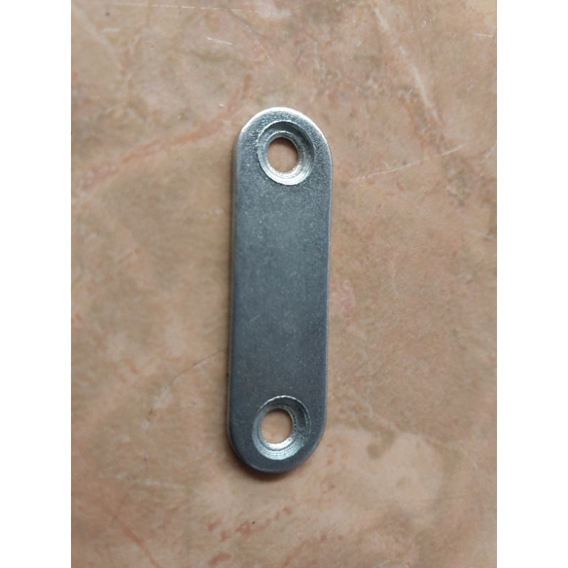 Jual plat lurus 2 lubang/ plat besi penyambung tebal 1,5mm | Shopee ...
