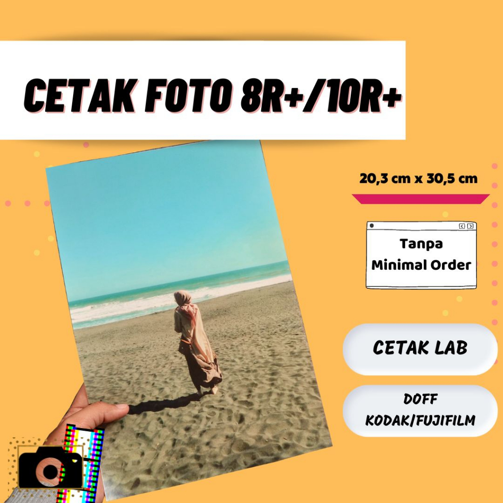 Jual Cetak Foto Lab 8R+/10R+, 20.3 x 30.5 cm | Shopee Indonesia