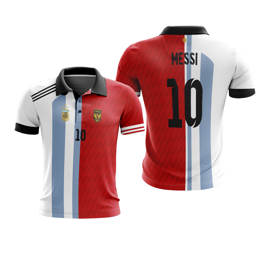 Jual Polo Wangky Jersey Argentina Vs Indonesia ARGENINDO Fifa Matchday ...