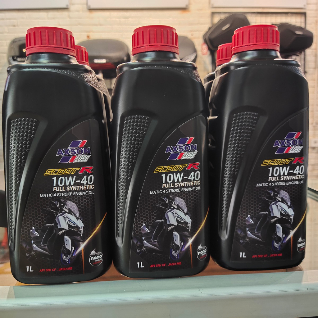 Jual AXSON LUBE SCOOT R FULL SYNTHETIC MOTORCYCLE OIL MATIC 4T SAE ...