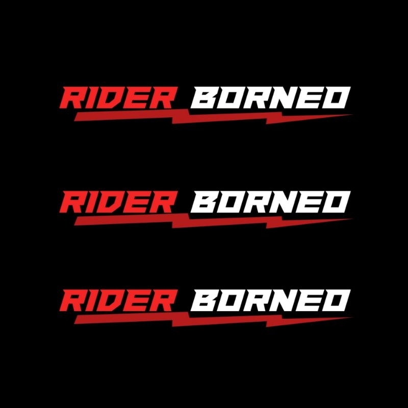 Jual Stieker Viral Stiker Rider Borneo Sticker Motor Stiker Tiktok ...