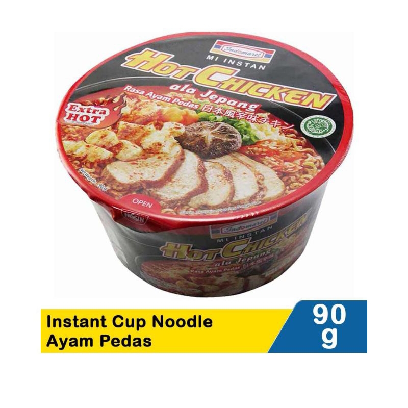 Jual Indomaret Instant cup noodle Ayam pedas 90g | Shopee Indonesia