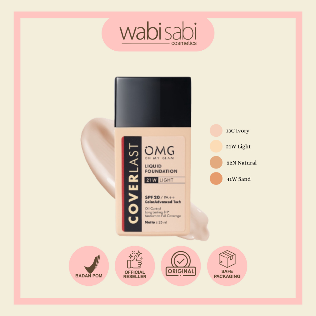 Jual OMG - Coverlast Liquid Foundation | Shopee Indonesia