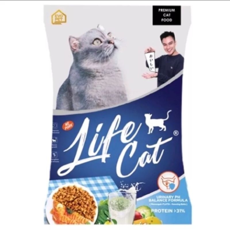 Jual LIFE CAT DRY 1KG (Makanan kucing) | Shopee Indonesia