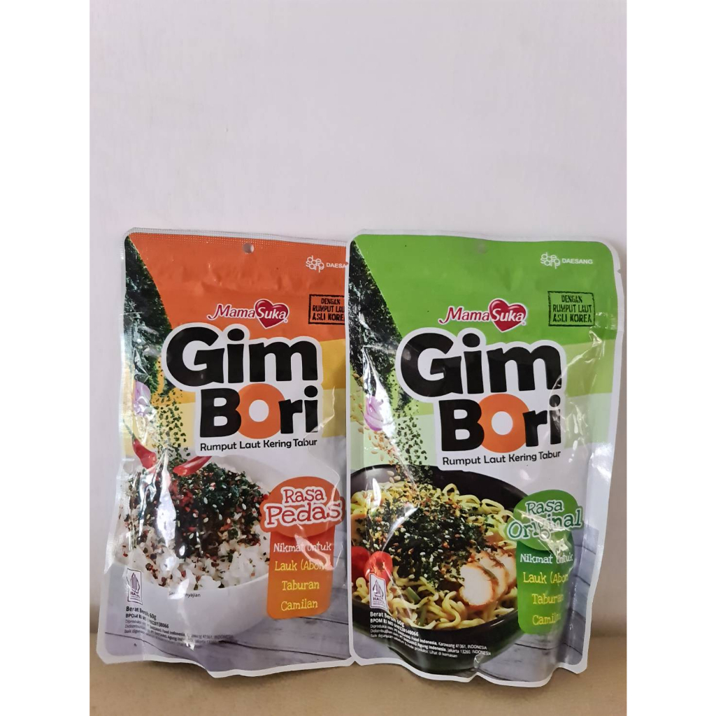 Jual bon nori mamasuka gim bori rumput laut kering tabur 60 gram ...
