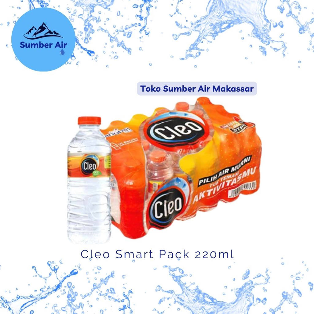 Jual Air Mineral Cleo Smart Pack 220ml (Isi 24) | Shopee Indonesia