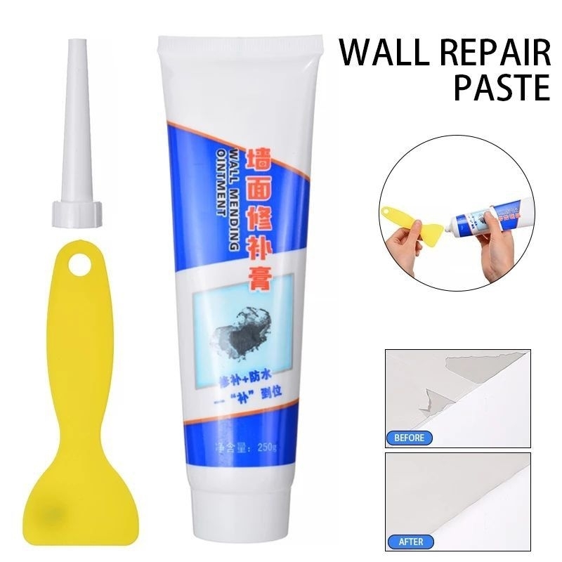 Jual Penambal Dinding Retak / Tembok Pecah Berlubang - Magic Dempul 250 ...
